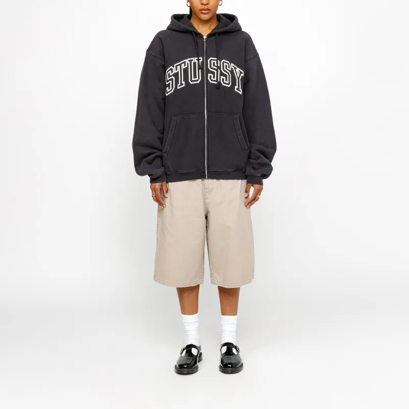 Stussy Outline Zip Hoodie Olive L - POIZON Stussy Outline Zip Hoodie Olive L - POIZON