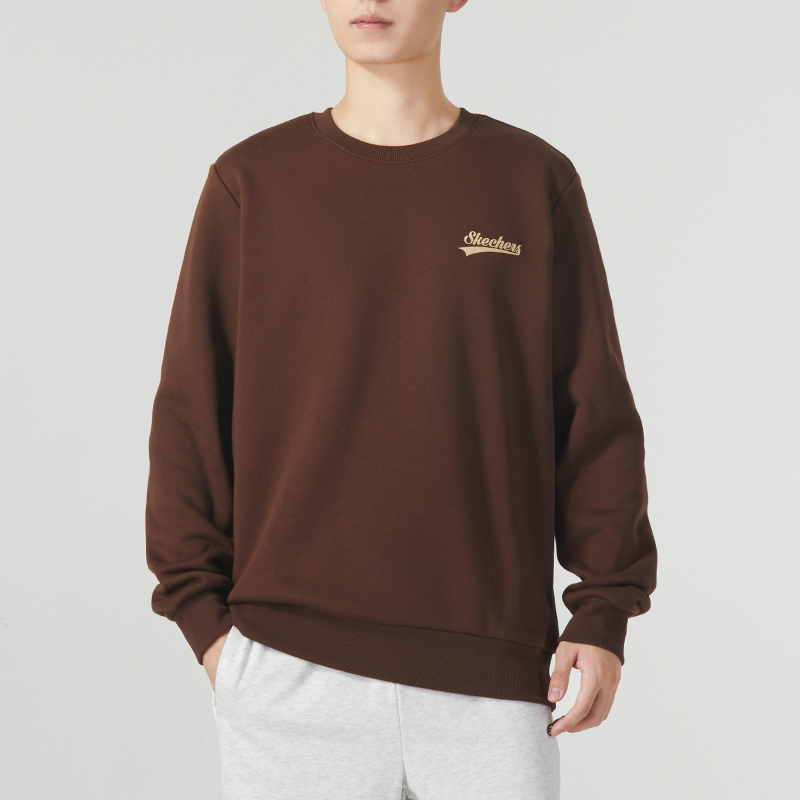 Skechers Sweatshirts Unisex Chicory Coffee Brown 03JJ