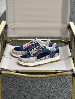 Cabbeen Patchwork print Skateboarding Shoes Men - POIZON