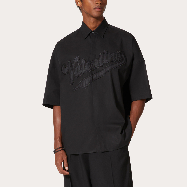Valentino Surfaces Spring 2023 Men Shirts Men Black - Cheap Valentino Surfaces Spring 2023 Men Shirts Men Black - Cheap