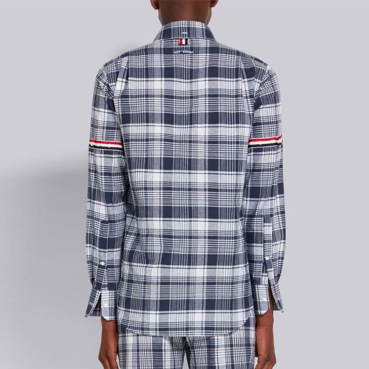 THOM BROWNE Shirts Men Blue - POIZON THOM BROWNE Shirts Men Blue - POIZON