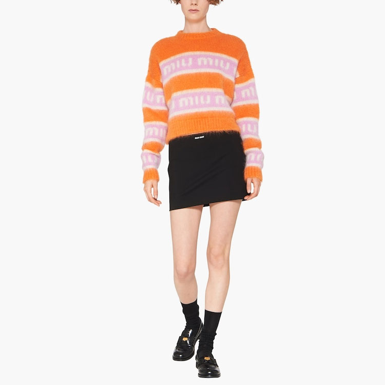 MIU MIU Sweaters Women's Orange - POIZON MIU MIU Sweaters Women's Orange - POIZON