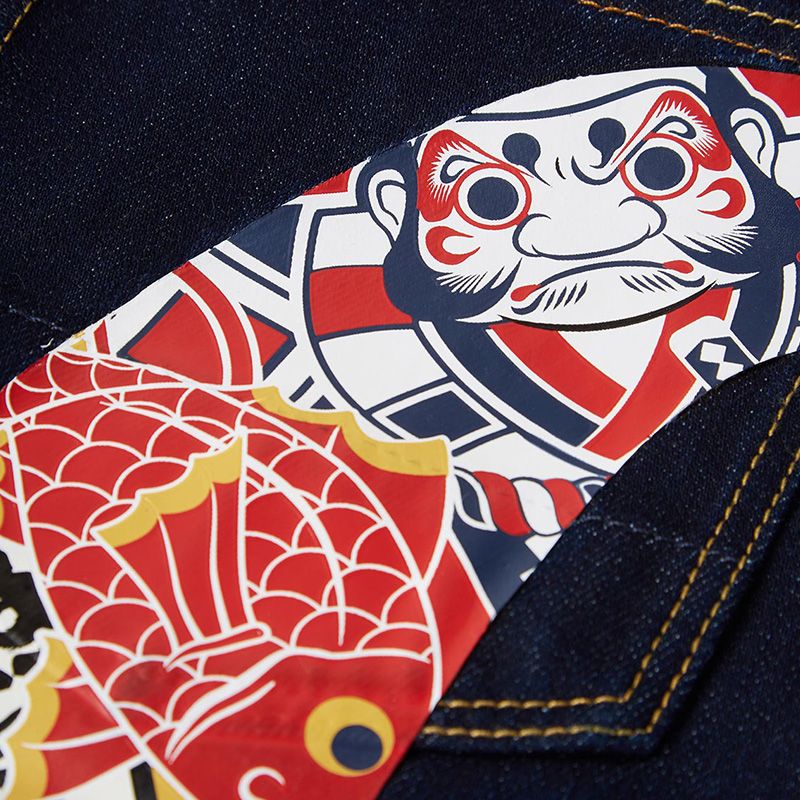 EVISU Denim Shorts Men Denim Blue - POIZON EVISU Denim Shorts Men Denim Blue - POIZON