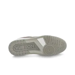 LV Trainer Grey White Male - POIZON