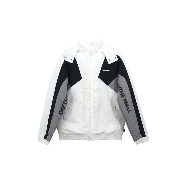 Vans jacket mens white store