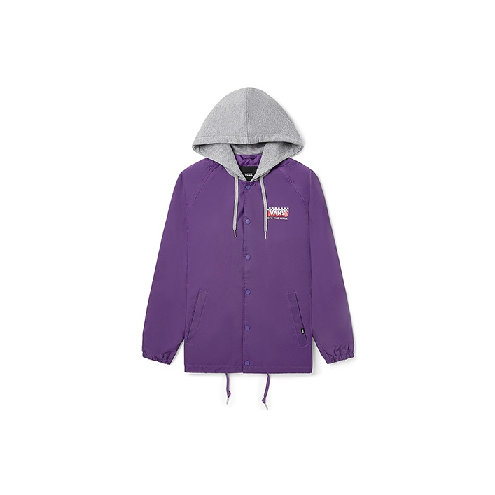 Vans windbreaker kids purple store