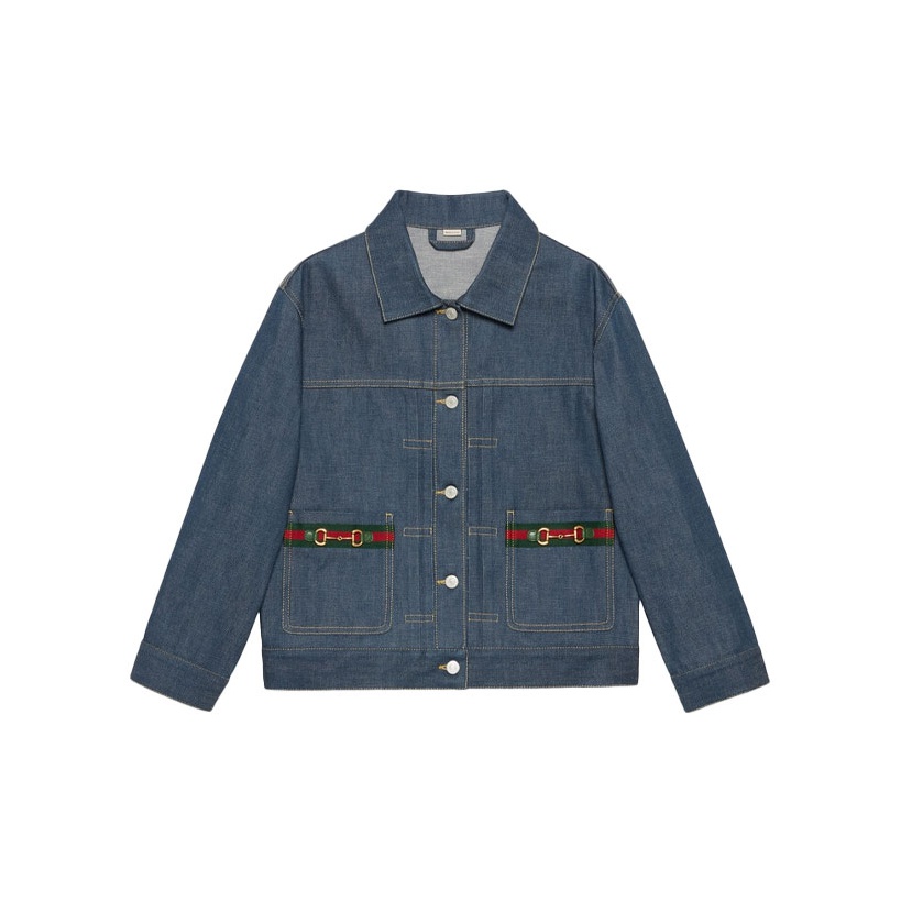 GUCCI Denim Jackets Apparel Women on Sale & Authentic - POIZON GUCCI Denim Jackets Apparel Women on Sale & Authentic - POIZON