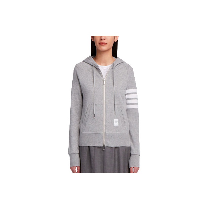 THOM BROWNE 4-Bar Zip-Up Hoodie 46 - POIZON THOM BROWNE 4-Bar Zip-Up Hoodie 46 - POIZON