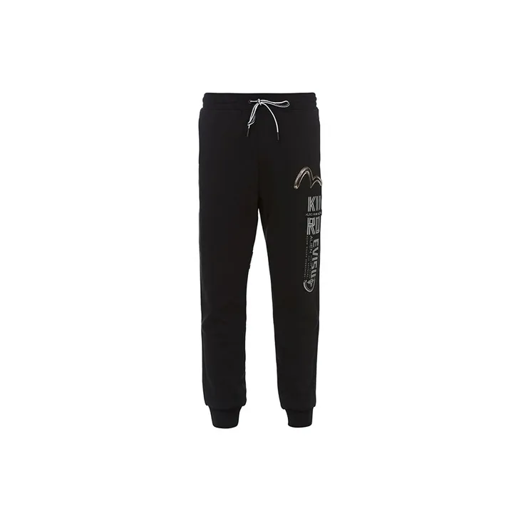 EVISU Men’s Sweatpants Black - POIZON