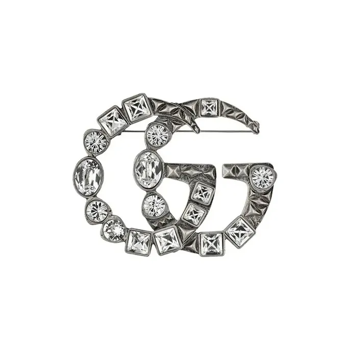 GUCCI Brooches Women's Silver - POIZON