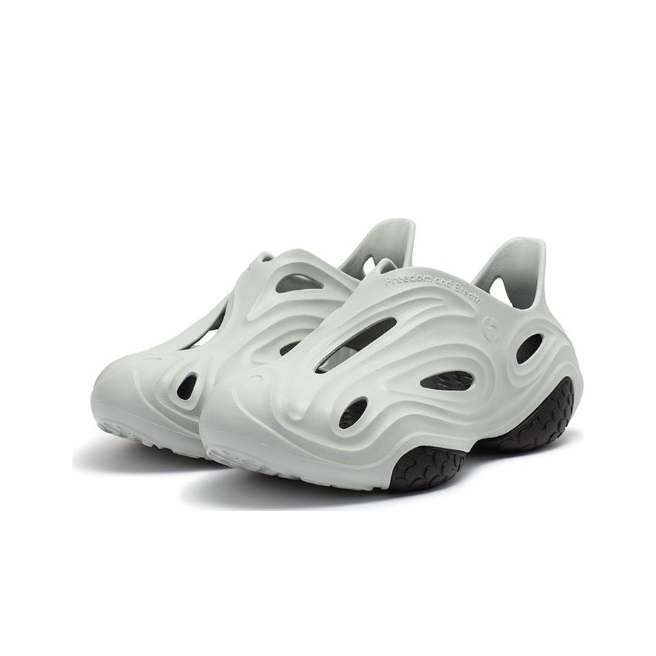 361° N40 Clog Sandal Unisex Concrete Gray - Styleswith