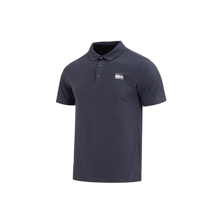 Skechers Life Series Polo Shirts Men Charcoal Gray