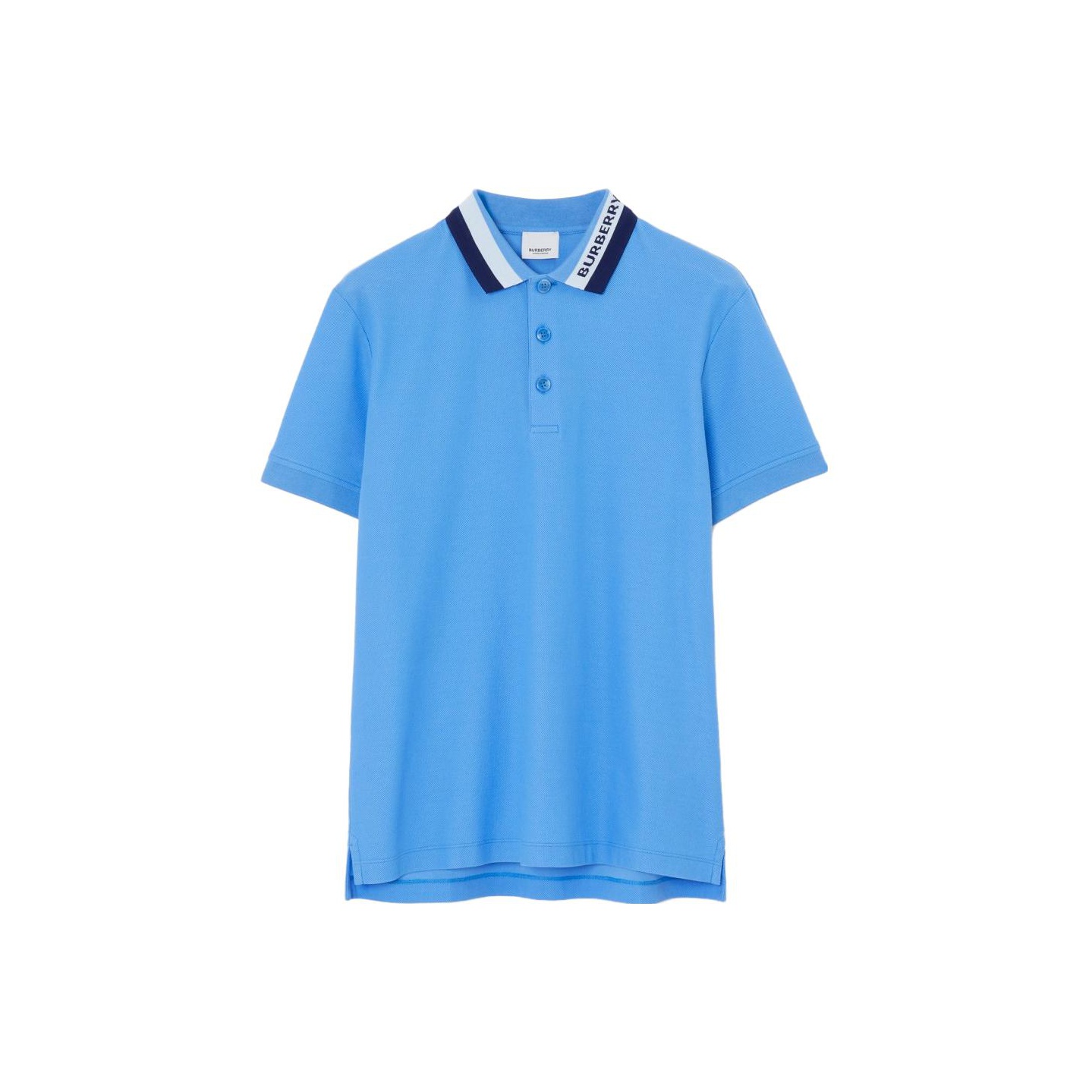Burberry Polo Shirt Men s Azure Blue Cheap Rcj Jordan Outlet