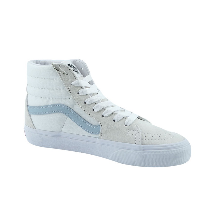Vans SK8 Hi High‑Top White Blue - Stylefamous