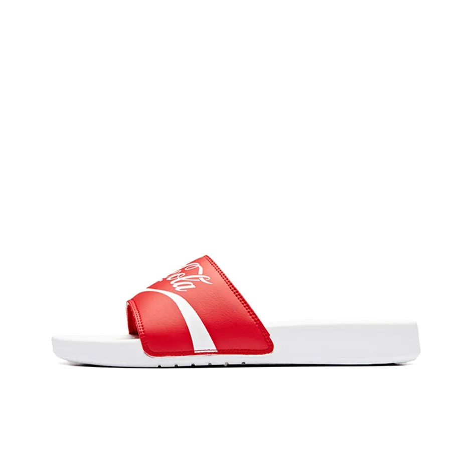 Coca-Cola x Anta Rubber Sole Slide Slippers Men's White Red US M 7.5 ...