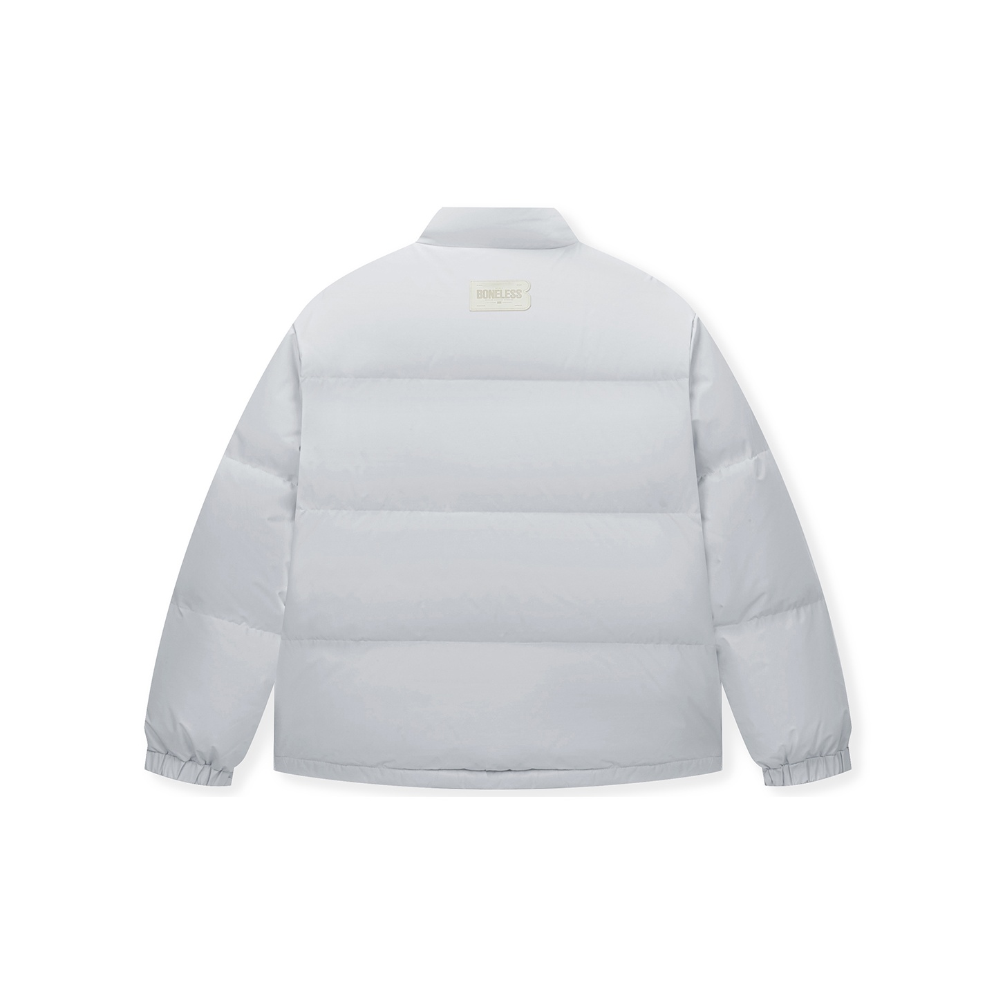 BONELESS Down Jacket Coat Unisex Light Gray Light Gray M BONELESS Down Jacket Coat Unisex Light Gray Light Gray M