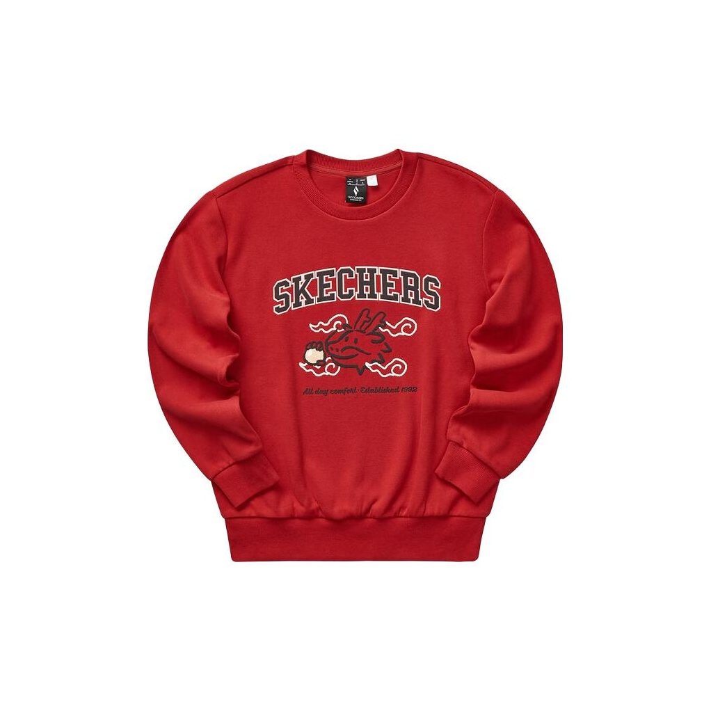 Skechers sweatshirts red store