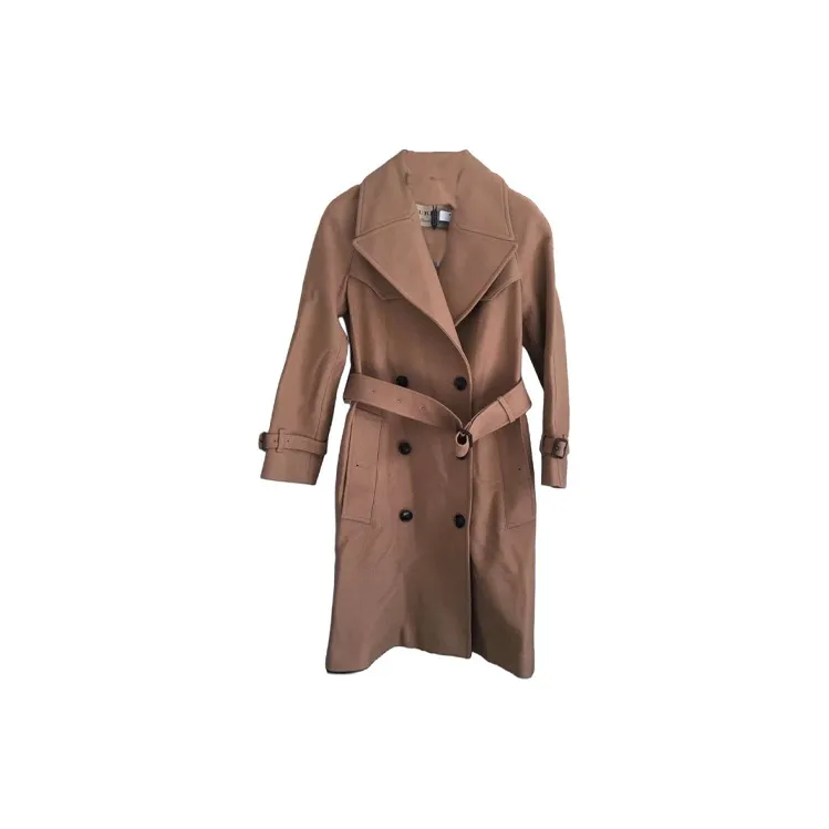 Burberry Coats Women s Camel Cheap Rcj Jordan Outlet