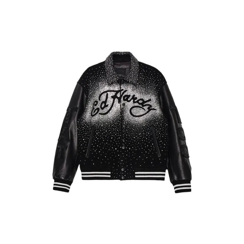 Ed Hardy Jackets Men Black Cheap Rcj Jordan Outlet