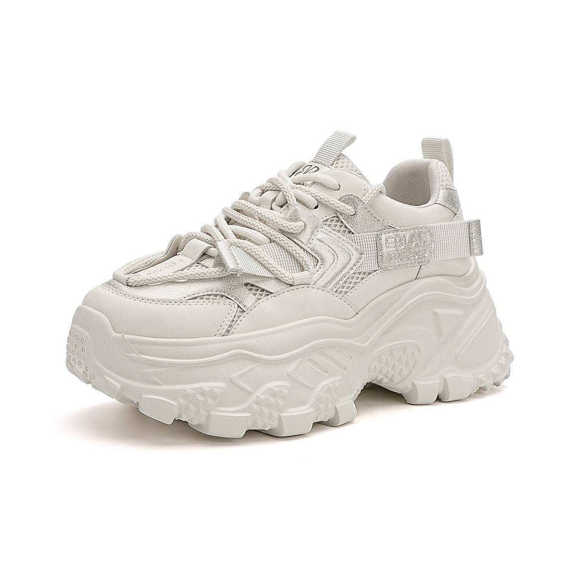 EBLAN Wear Resistant Height Increasing Low Top Chunky Sneakers Women's ...
