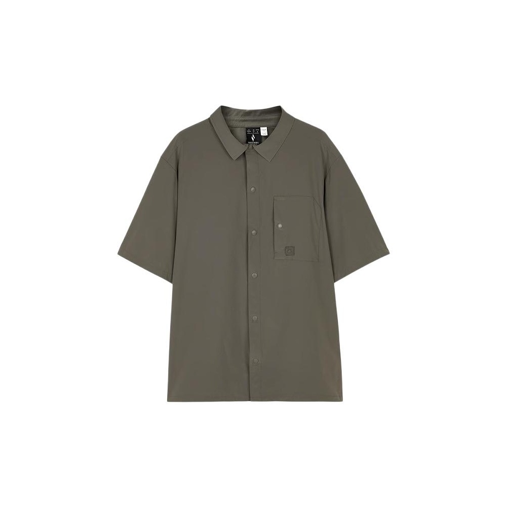 Skechers polo shirt mens brown store