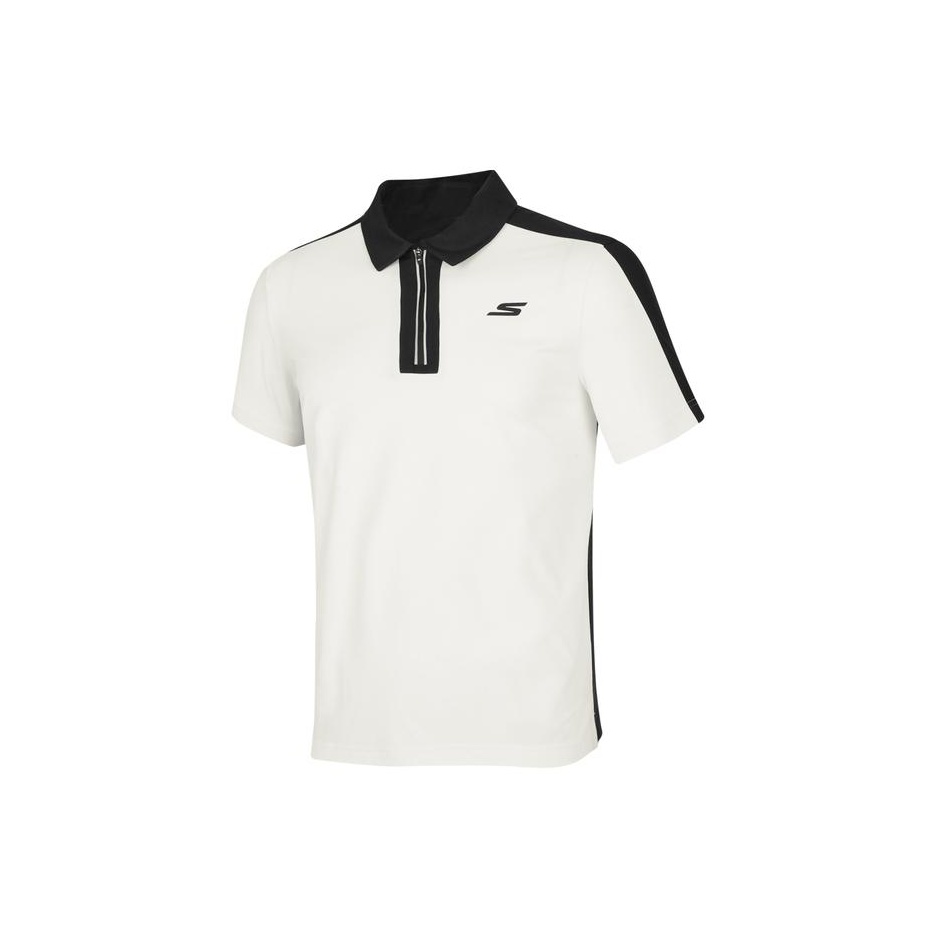 Skechers Polo Shirts Men Marshmallow White 0074 Cheap Rcj Jordan Outlet