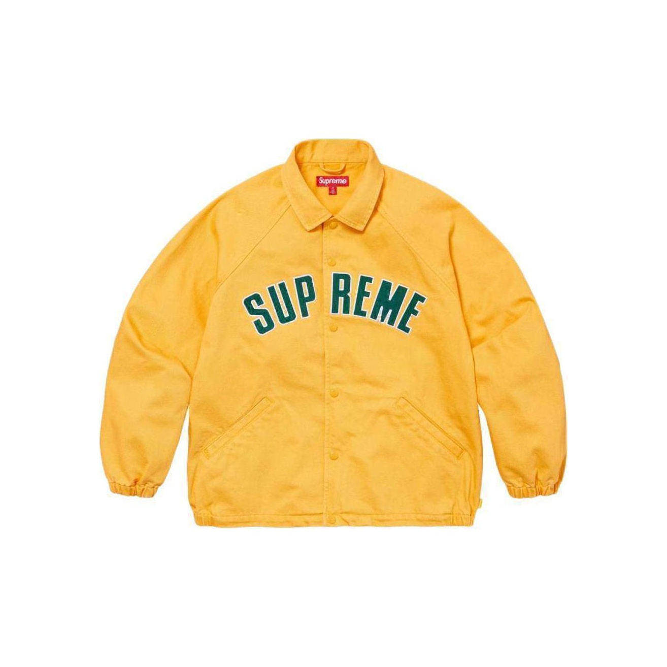 Supreme Arc Denim Coaches Jacket Olive S - POIZON Supreme Arc Denim Coaches Jacket Olive S - POIZON