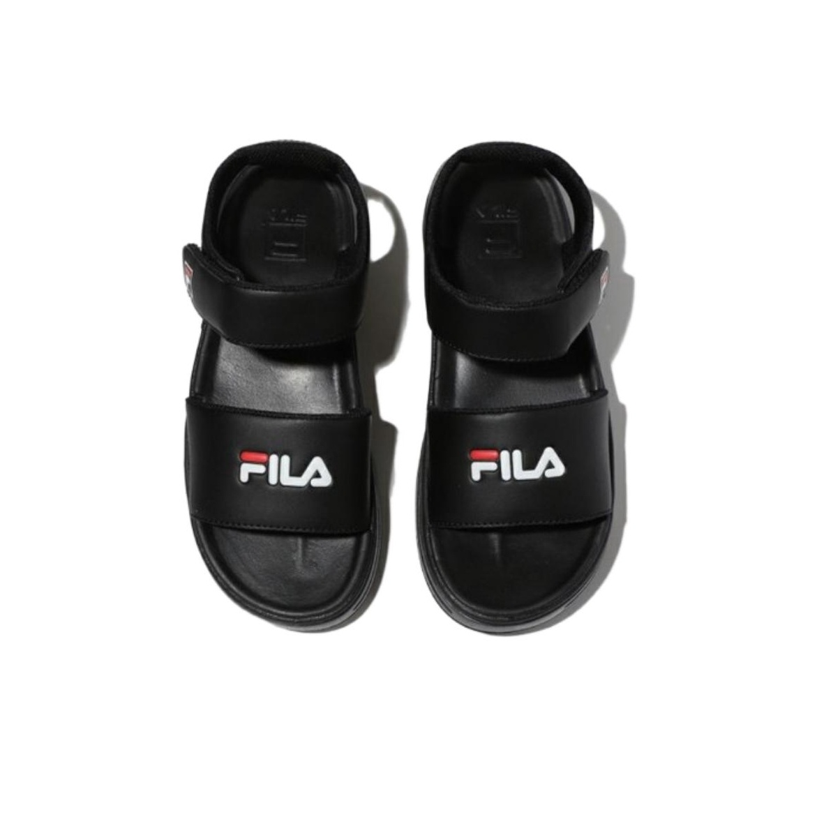 FILA Court Sd Beach Sandals Unisex Black Korean Style - Stylefamous