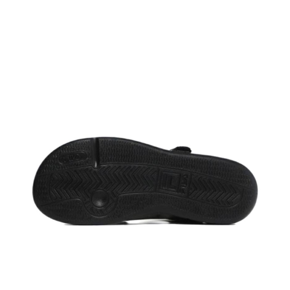 FILA Court Sd Beach Sandals Unisex Black Korean Style - Stylefamous