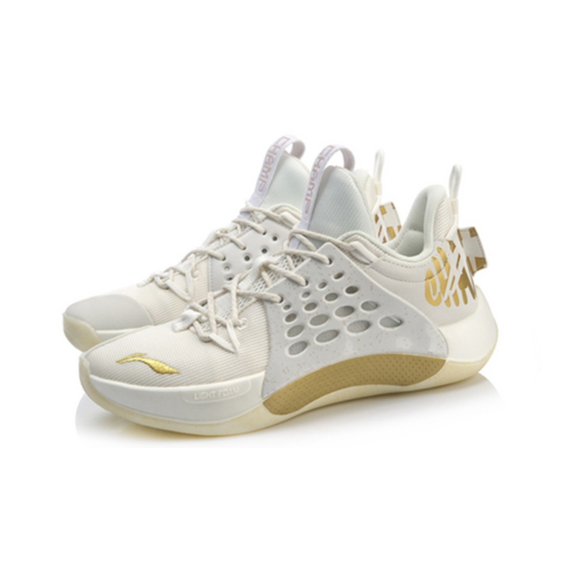 Season CBA Champion Shoes Glory Edition White/Gold | LINING Sonic VII ...