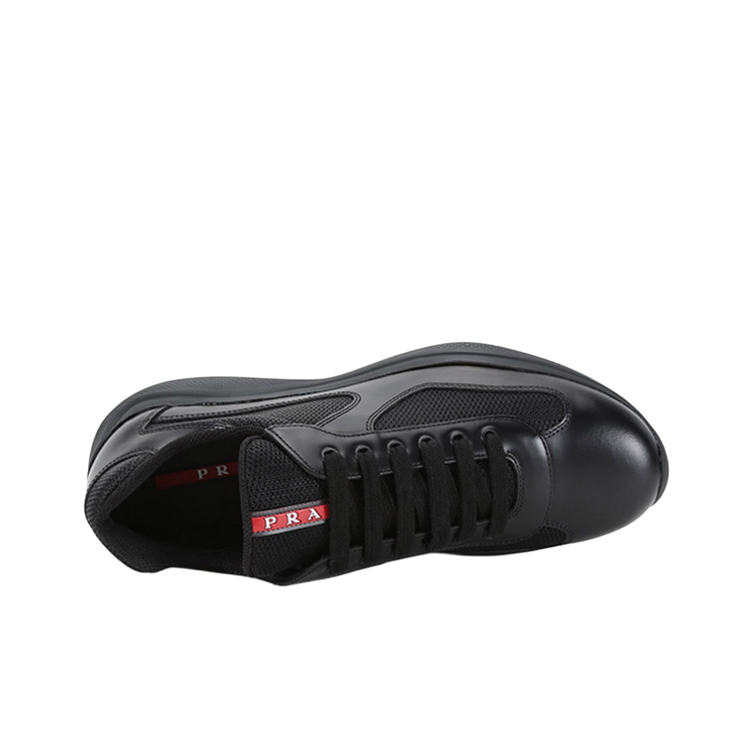 PRADA Casual Shoes Men Low-Top Black - POIZON PRADA Casual Shoes Men Low-Top Black - POIZON