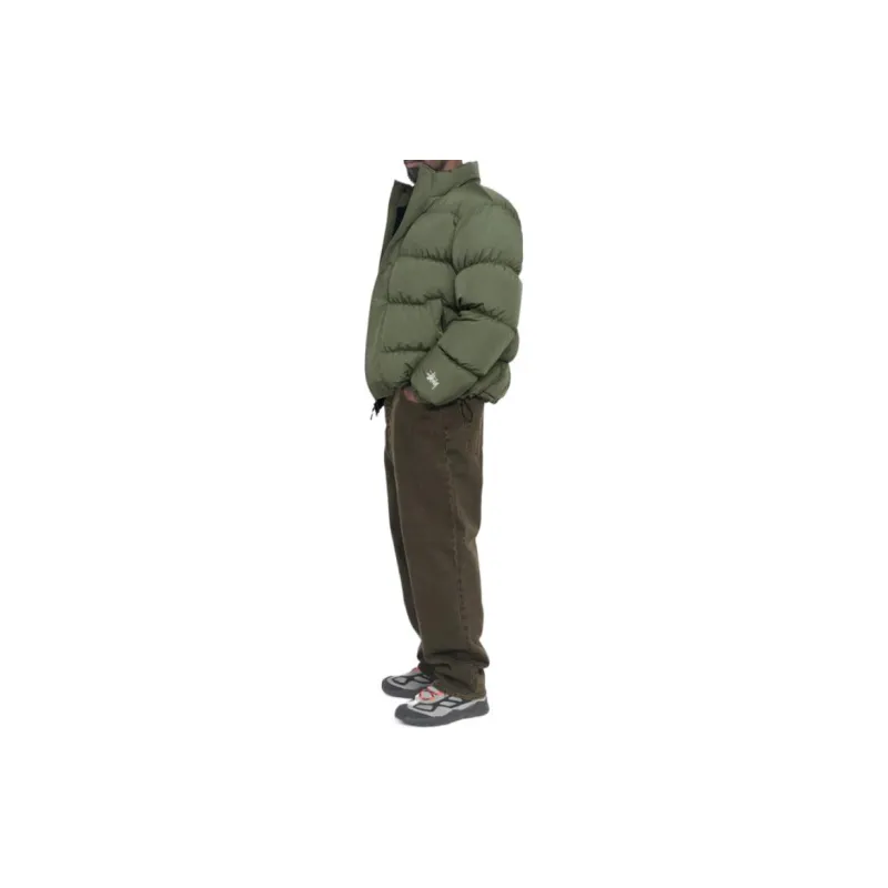 Stussy Ripstop Down Puffer Jacket Green L - POIZON Stussy Ripstop Down Puffer Jacket Green L - POIZON