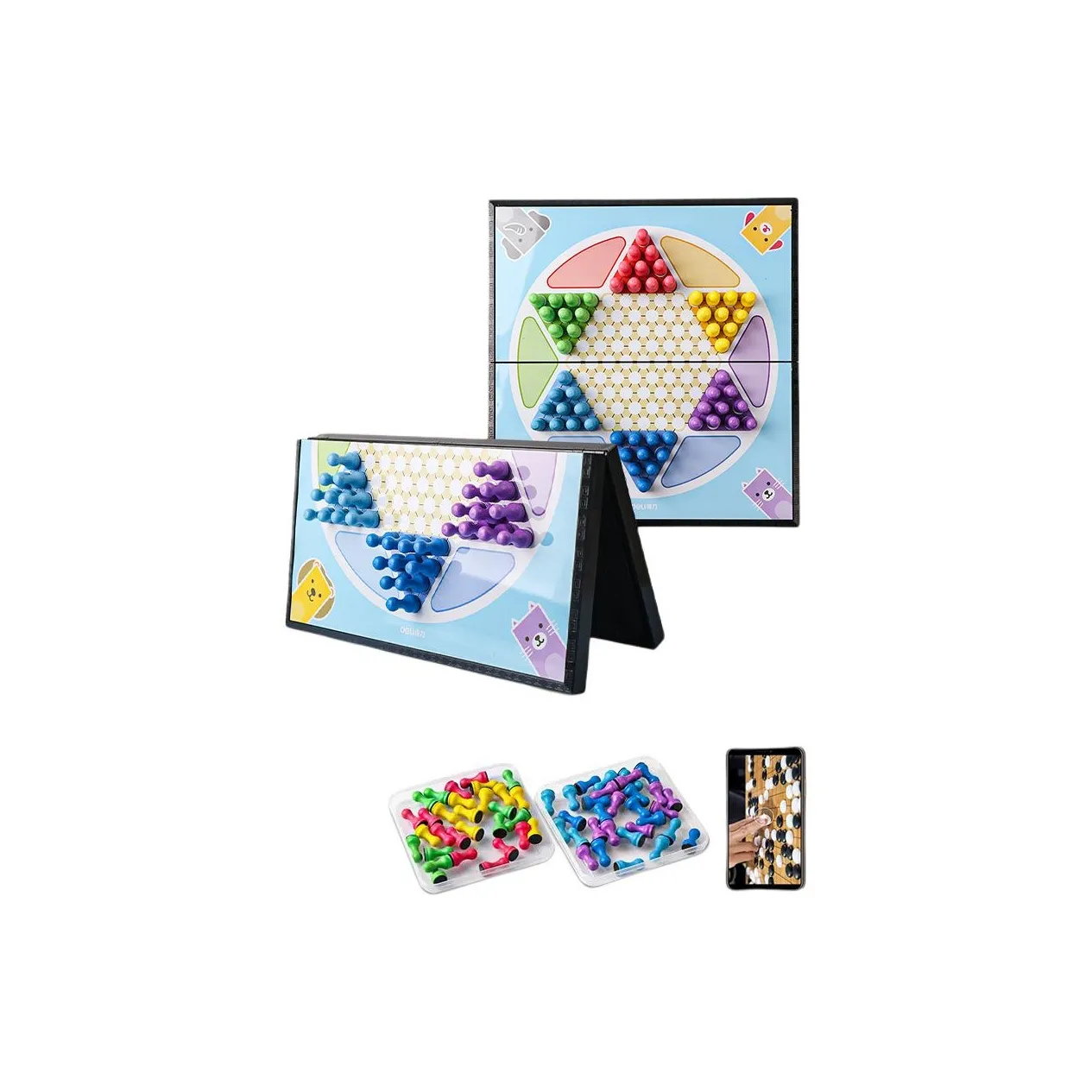Deli Magnetic Jumping Game, Educational And Cognitive Development Game ...