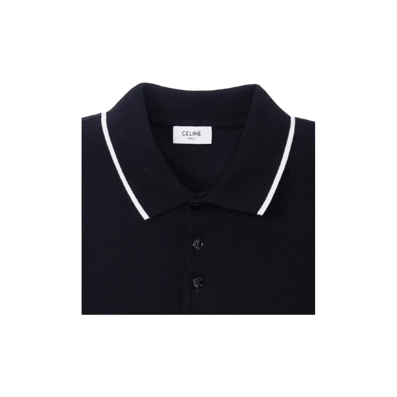 CELINE Polo Shirts Men Black - POIZON CELINE Polo Shirts Men Black - POIZON