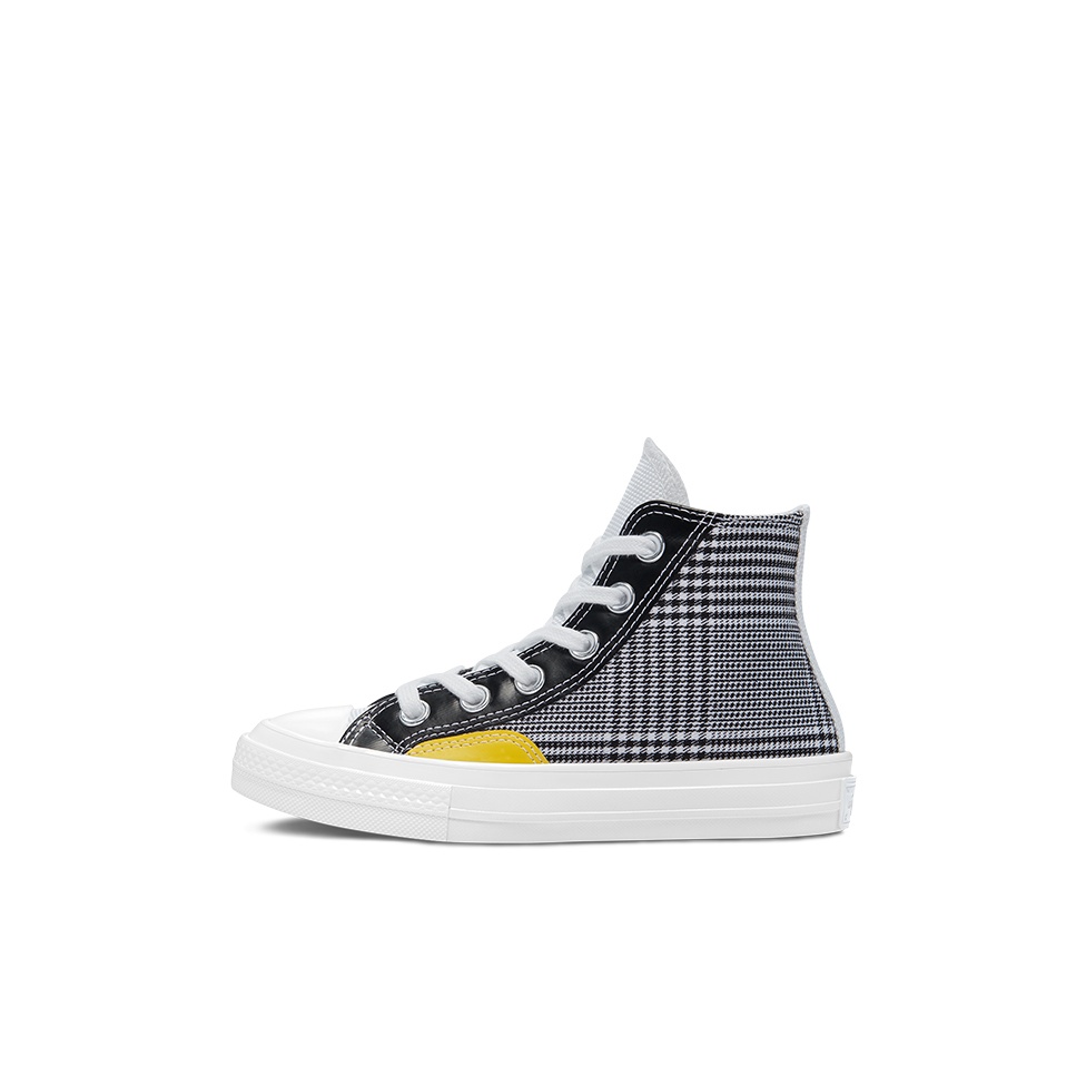 Grey and yellow converse store