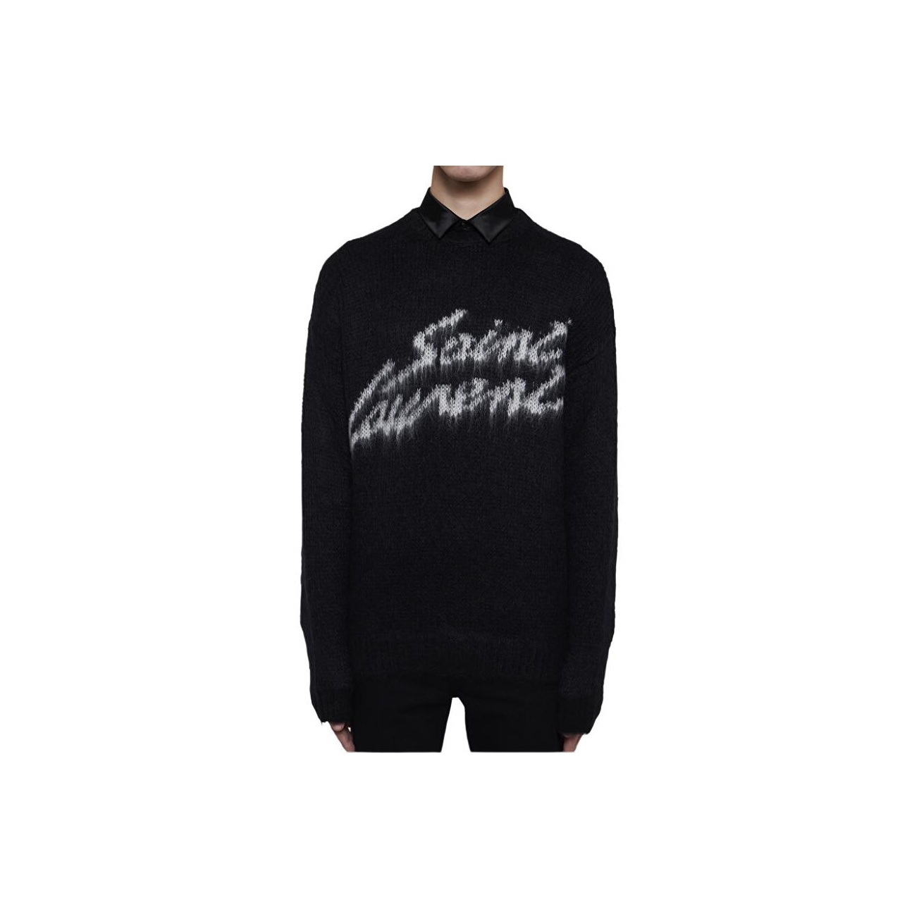 SAINT LAURENT 90S Sweater in Mohair - POIZON SAINT LAURENT 90S Sweater in Mohair - POIZON