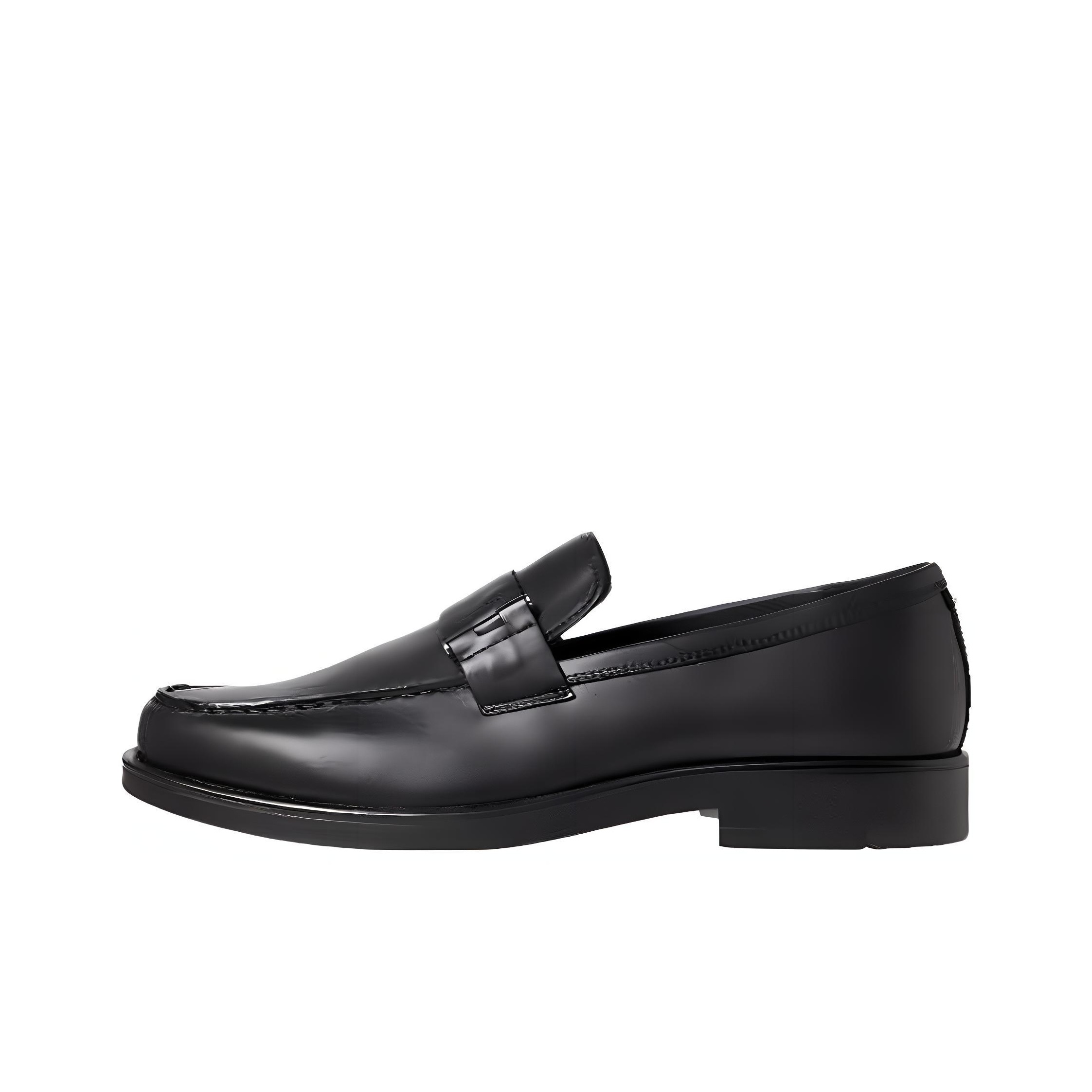 Black calvin klein loafers store