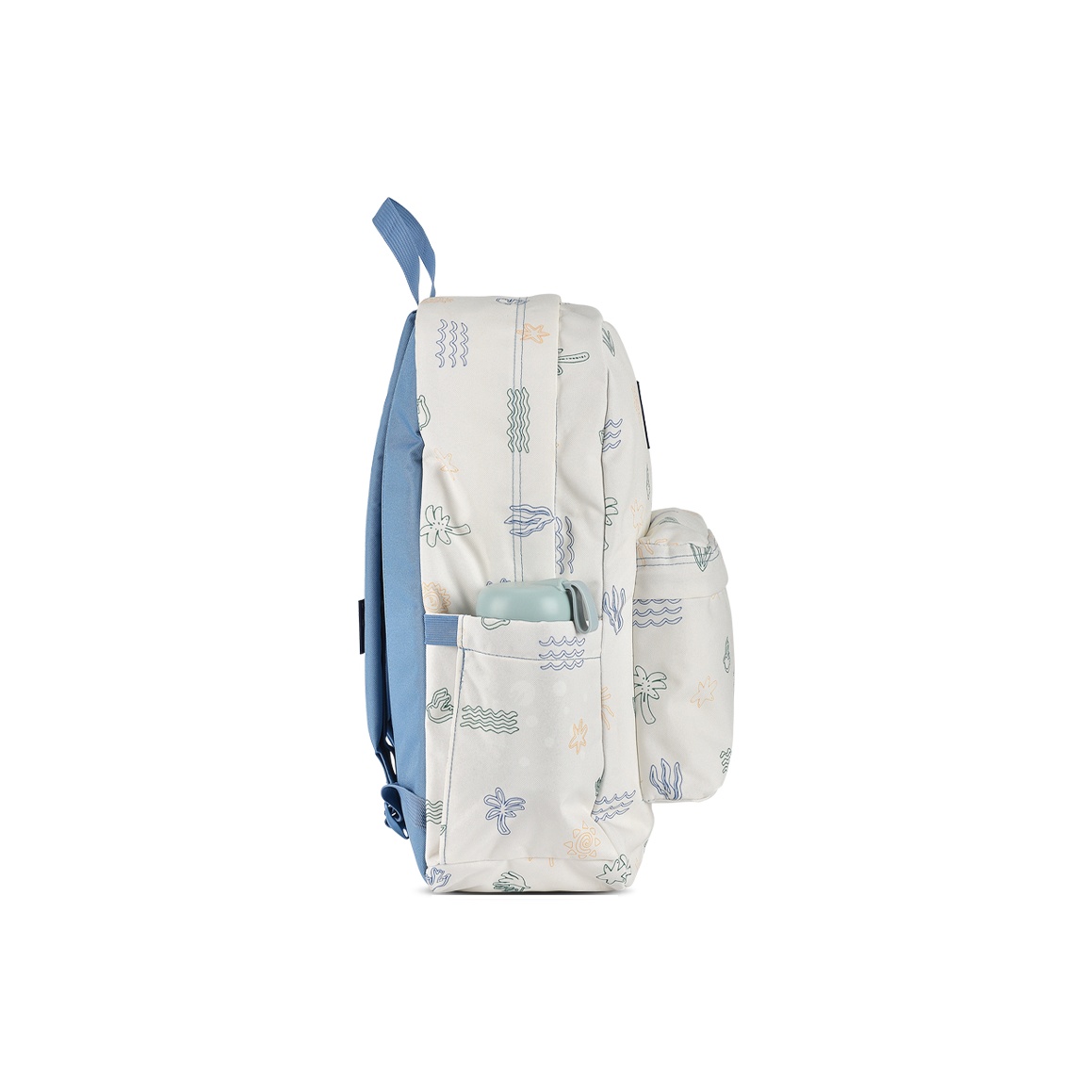 JanSport Fabric Backpack Unisex Island Coconut Ecru - Styleswith
