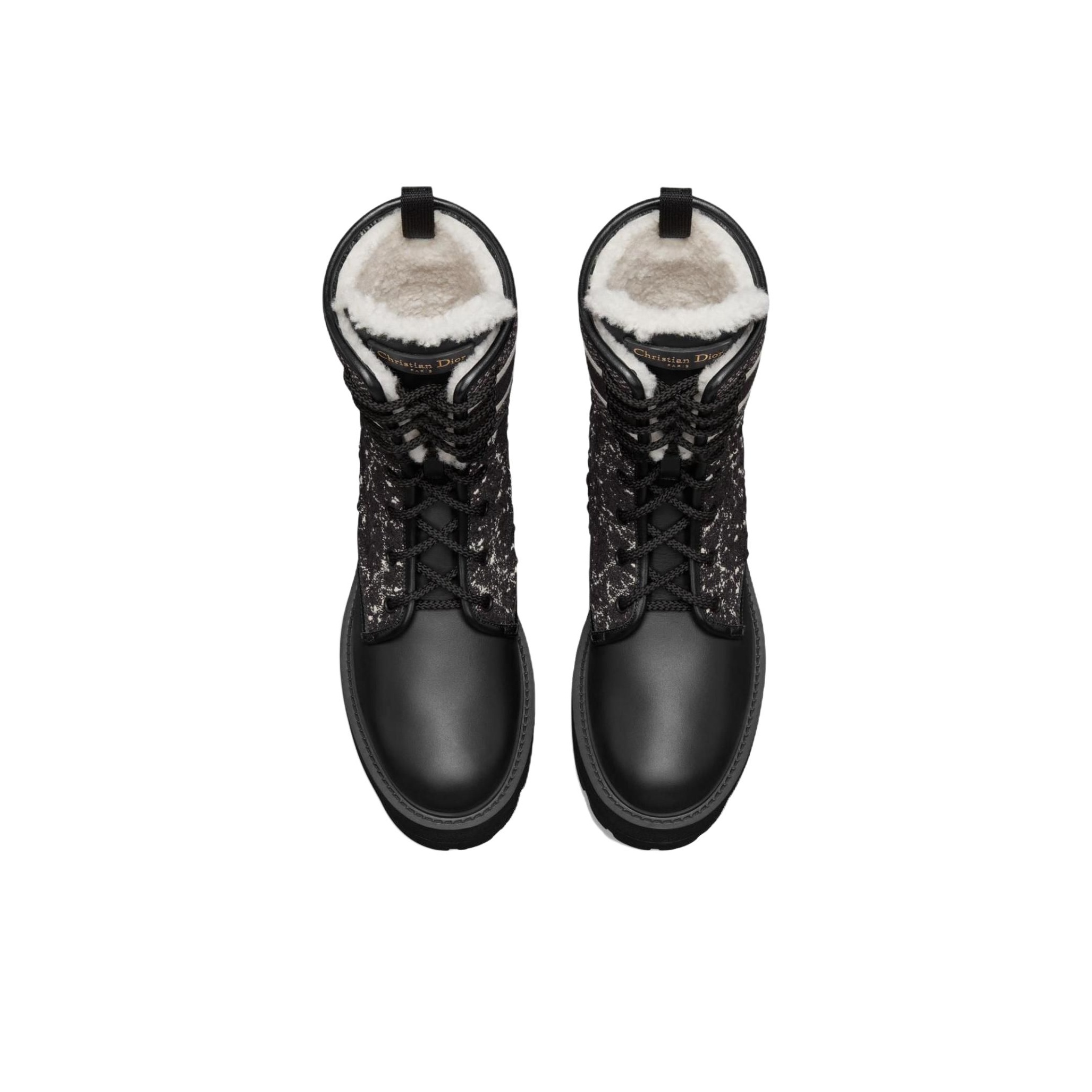 DIOR D-Major Ankle Boots Women's Black - POIZON DIOR D-Major Ankle Boots Women's Black - POIZON