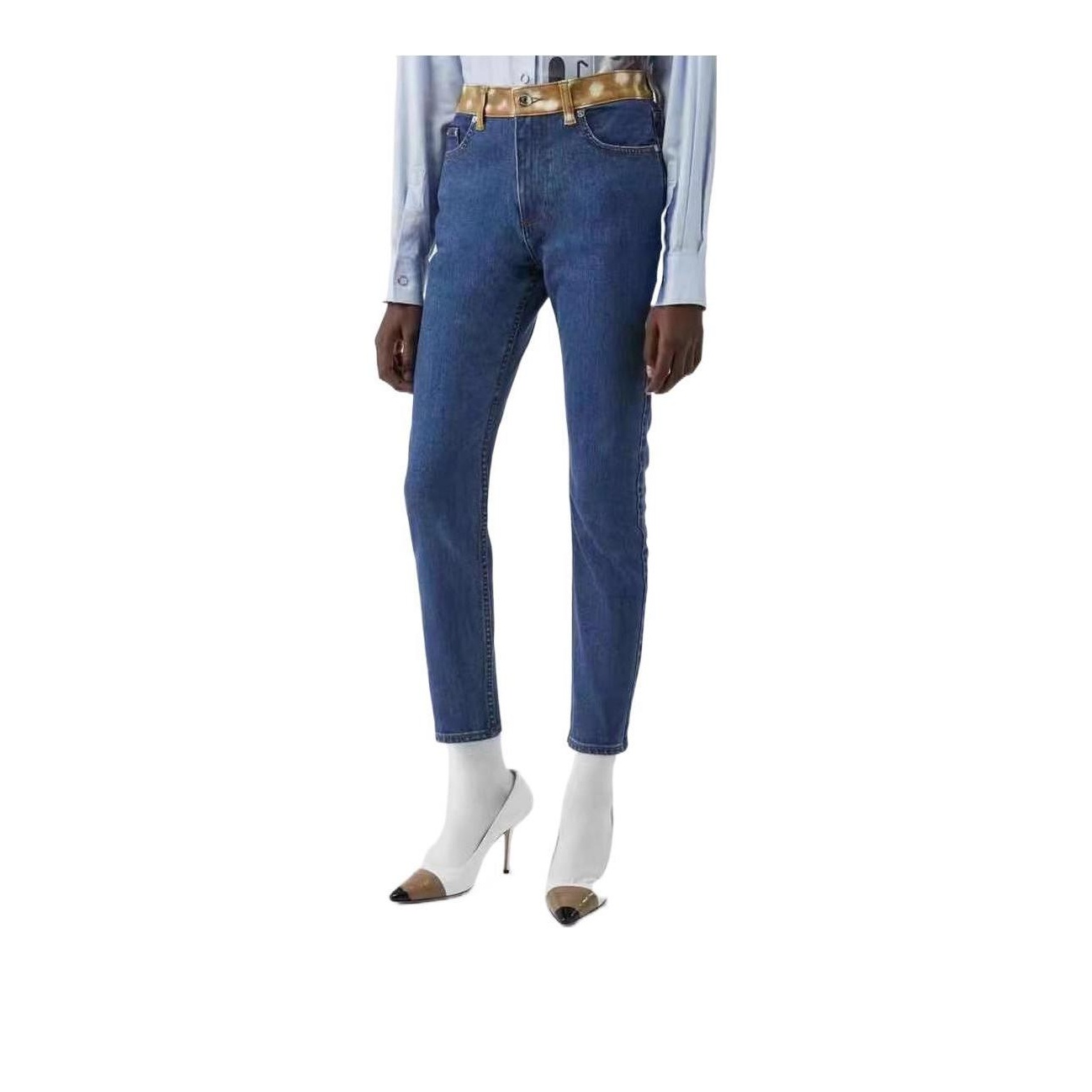 Burberry jeans womens sale store