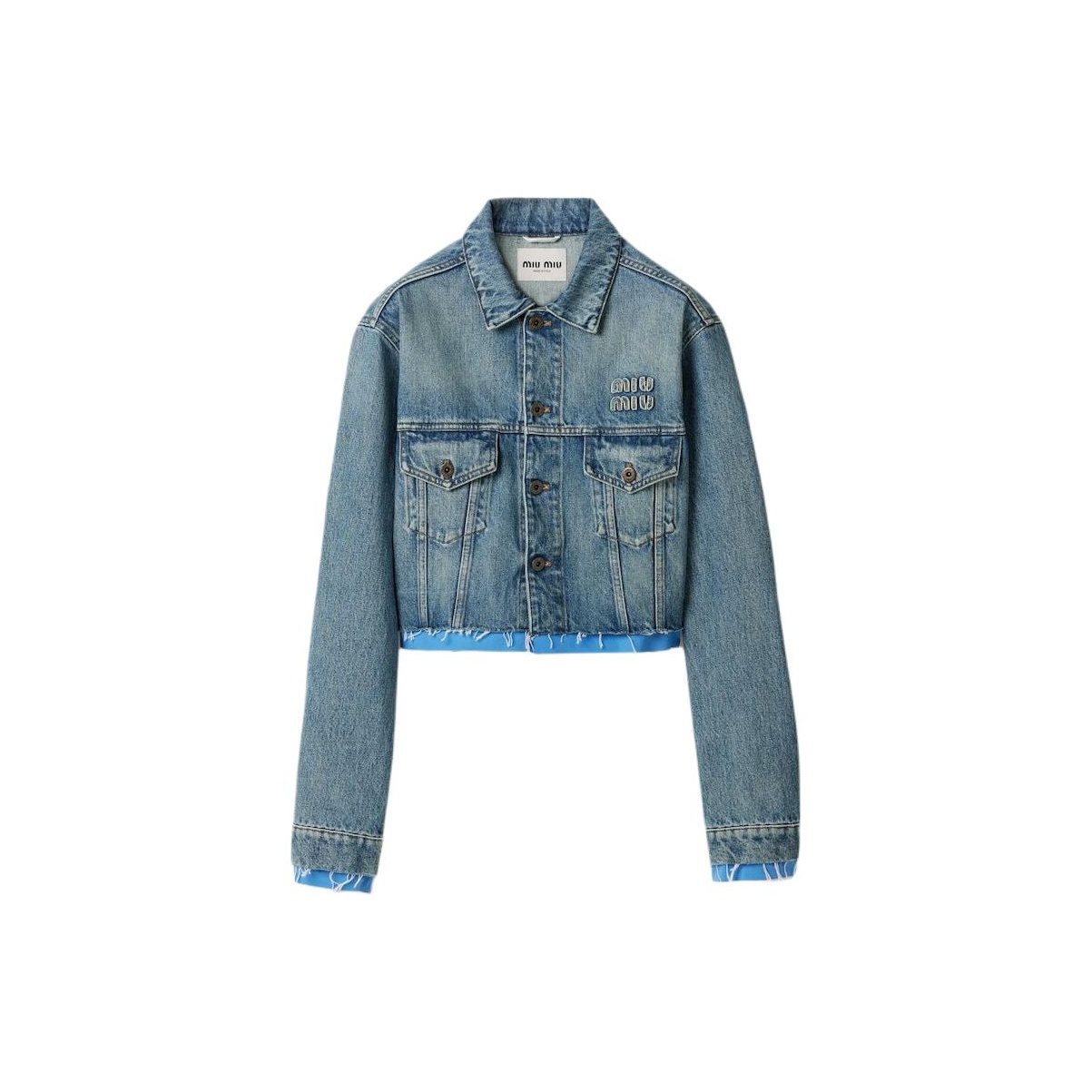 MIU MIU Denim Jackets on Sale & Authentic - POIZON MIU MIU Denim Jackets on Sale & Authentic - POIZON