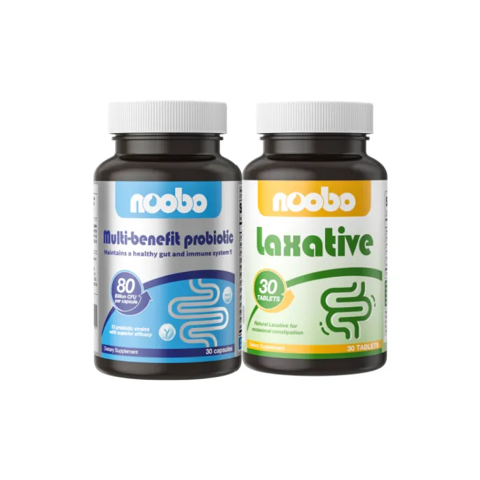 NOOBO Probiotics Capsules+Noobo Puff Capsules 30 Capsules/Bottle+30 ...