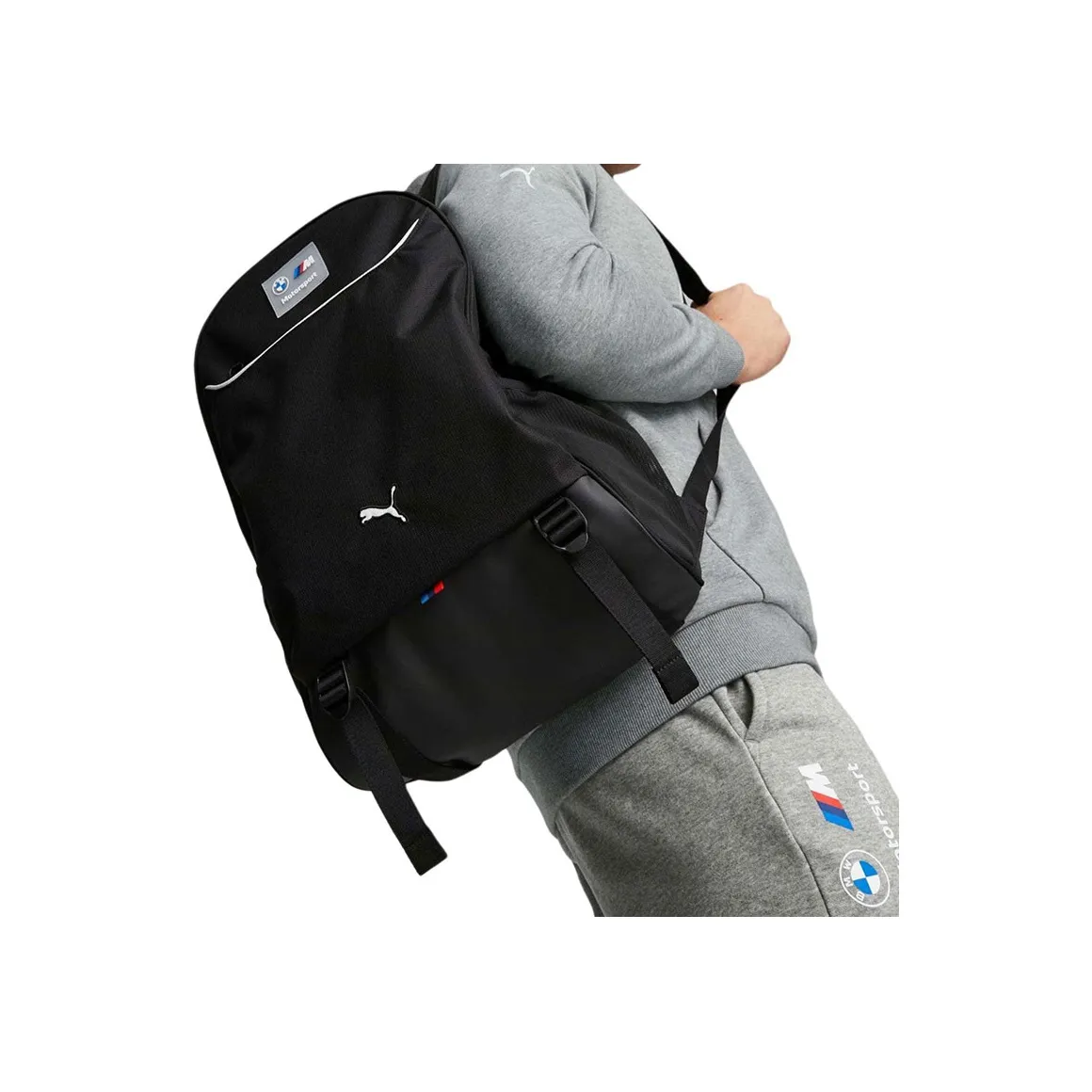 PUMA BMW M Motorsport Backpacks Black - POIZON