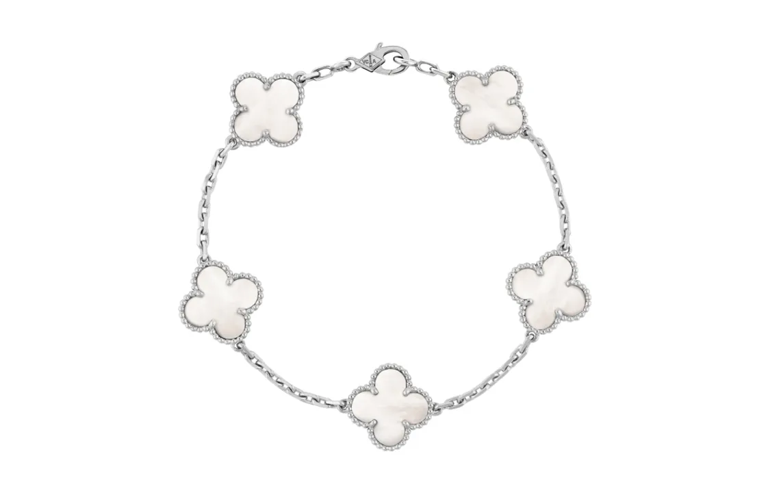 Van Cleef & Arpels Women's Alhambra Four Leaf Lucky Series Bracelet ...