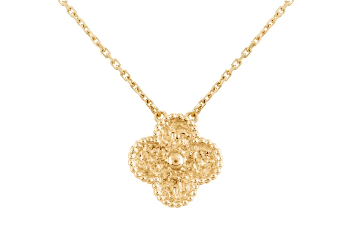 Van Cleef & Arpels Women's Alhambra Four Leaf Lucky Series Necklace ...
