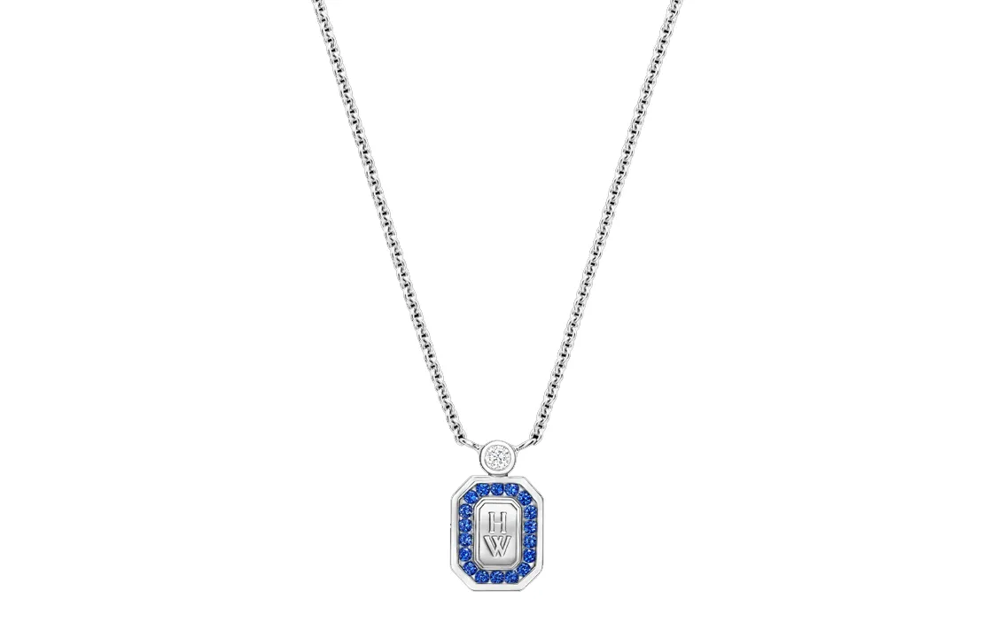 HARRY WINSTON Women HW Logo Necklace - POIZON