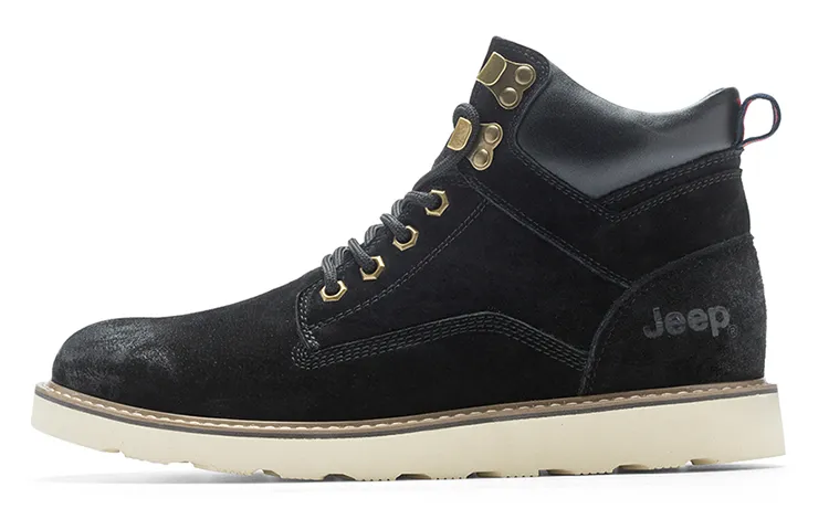 Jeep Martin Boot Men Black - POIZON