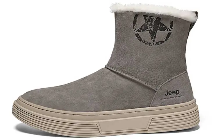 Jeep Martin Boot Men Space Gray Plus - POIZON