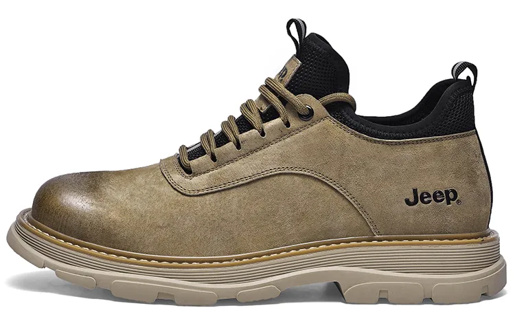Jeep Martin Boot Men Khaki - POIZON
