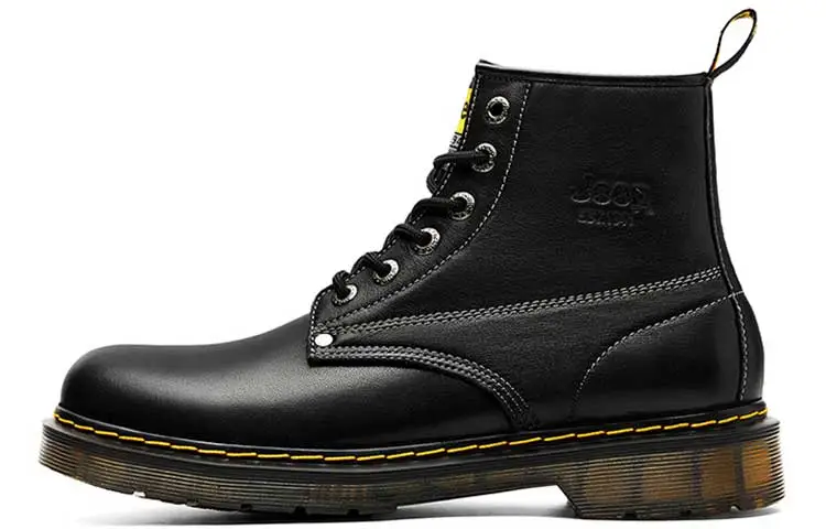 Jeep Martin Boot Women's Black - POIZON